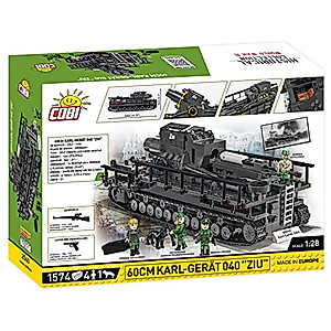 Cobi toys 1574 Pcs Hc WWII /2560/ 60Cm Karl-Gerat 040 "Ziu