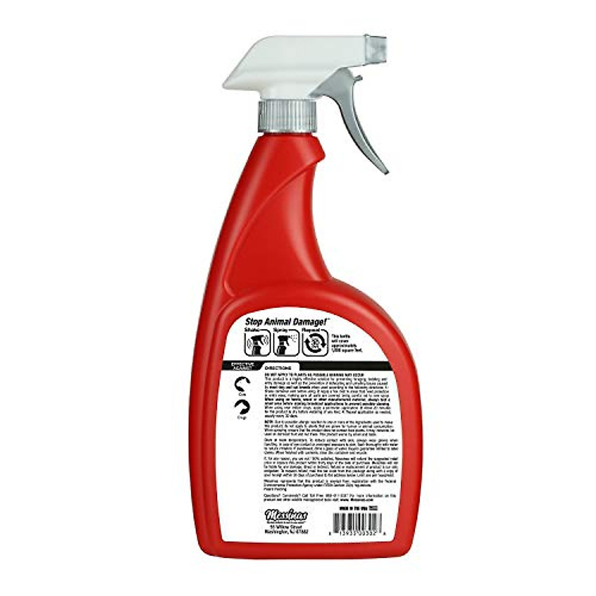 Messina Wildlife Dog & Cat Stopper - Effective, Food Grade Ingredients; Repels Dogs and Cats; Ready to Use, 32 fl. oz. Liquid Trigger Spray Bottle