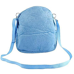 Pet Carrier Bag,Breathable Small Animal Outgoing Bag Portable Travel Hamster Handbag with Shoulder Strap for Hedgehog Hamster Mouse Rat Sugar Glider Squirrel Chinchilla Rabbit (Blue)