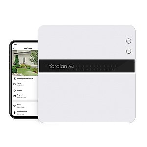 Aeon Matrix Yardian Pro Smart Sprinkler Controller 6 Zone - Control Buttons, Apple HomeKit, Alexa, Google Assistant and Home Assistant Compatible, Enhanced Wi-Fi, RJ45, Level VI Worldwide Power Supply