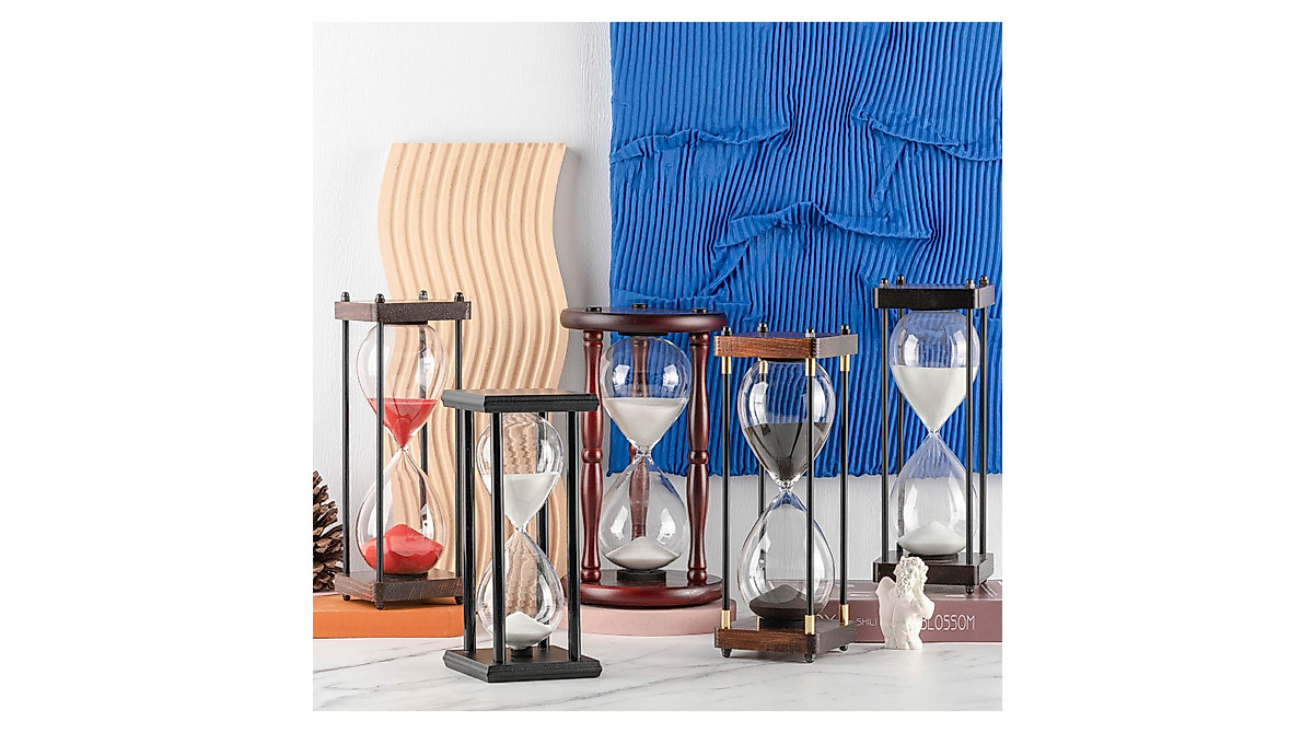 Large Fillable Hourglass Timer - Decorative & Unique Gift