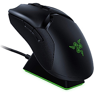 Razer Viper Ultimate Hyperspeed Lightweight Wireless Gaming Mouse & RGB Charging Dock: Fastest Gaming Mouse Switch - 20K DPI Optical Sensor - Chroma Lighting - 8 Programmable Buttons - 70 Hr Battery