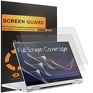 3 Pack Anti Glare Screen Protector for 13.3" Samsung Galaxy Book Flex2 /Flex/Alpha,Galaxy Book Pro/ Book lon/ Book S,Galaxy Chromebook 2, Notebook 9 Pro / Notebook 7 Series Laptop (13.3 inch)Anti Fingerprint Shield