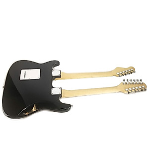 Double Neck Electric Guitar - Sunburst Tobacco