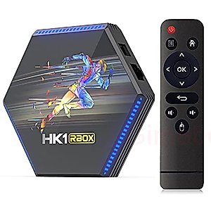 Android 11.0 TV Box 4GB RAM 64GB ROM HK1 Box R2 Smart TV Box RK3566 Quad-Core 8K/1000M LAN/1080P/USB 3.0/H.265/WIFI 2.4G/5G BT 4.1 Android TV Box Media Player