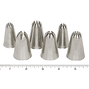 Ateco 857 Deep-Closed-Star Decorating Tube