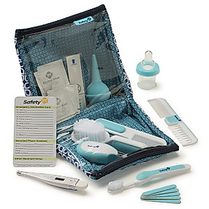 Safety 1st Deluxe 25-Piece Baby Healthcare and Grooming Kit (Arctic Blue)