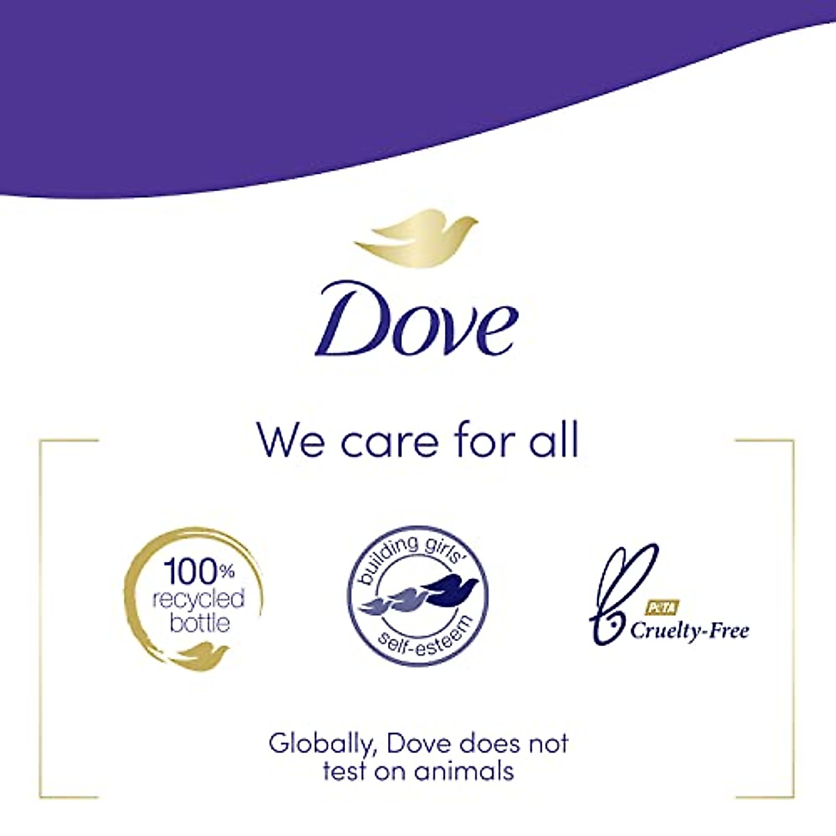 Dove Body Wash for Softer and Smoother Skin After Just One Use Lavender Oil and Chamomile Stress Relieving and Calming 22 oz, 4 Count