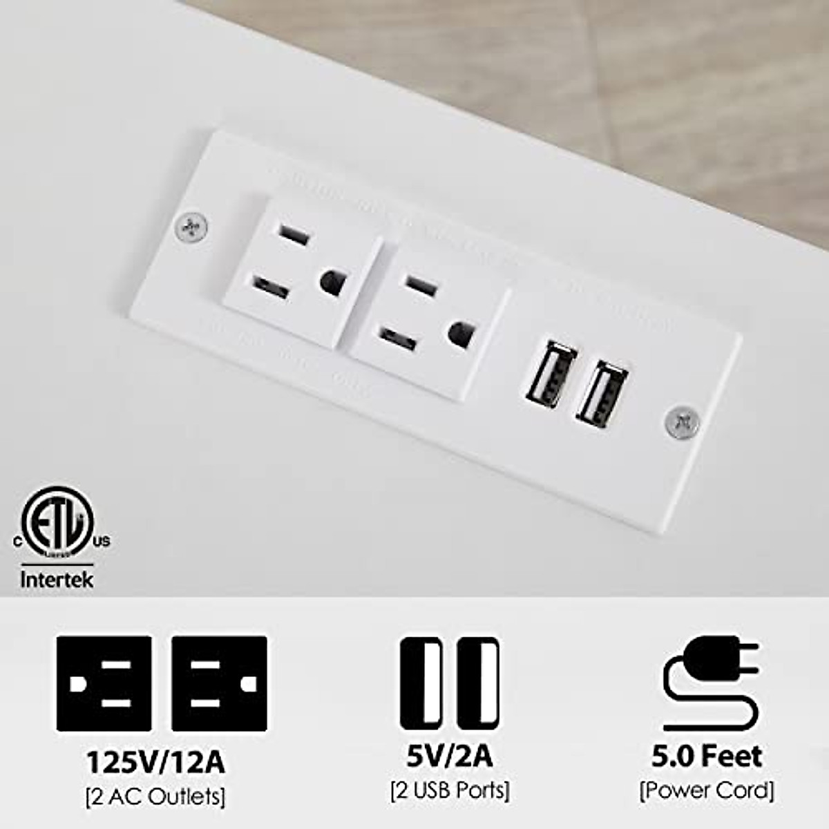 White Nightstand with Charging Station, Nightstands and Modern End Side Table with 3 Drawer, Wooden Cabinet Stand by Sofa, Bedside Tables for Bedroom with USB Ports Outlet & Open Storage