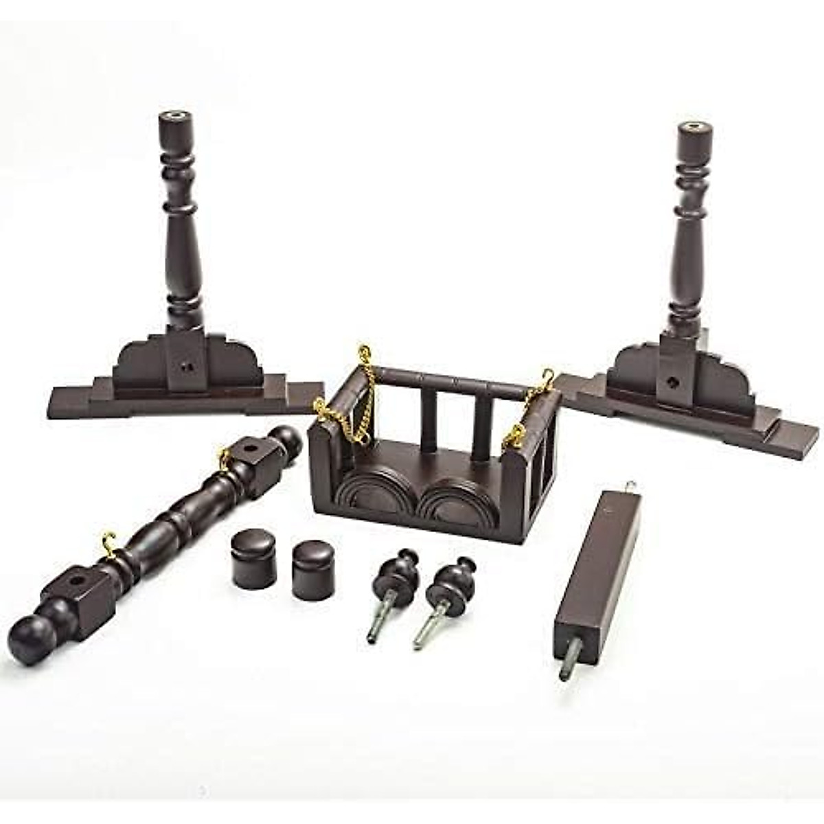 Handcrafted White Teakwood Jhoola/Jhula for Krishna Janmashtami/Bal Gopal/Ladoo Gopal/Kaanh