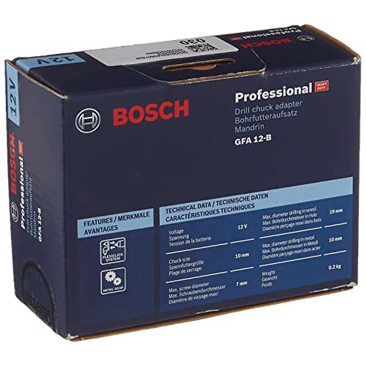 Bosch Professional 1600A00F5H GFA 12-B Chuck Attachment - Blue