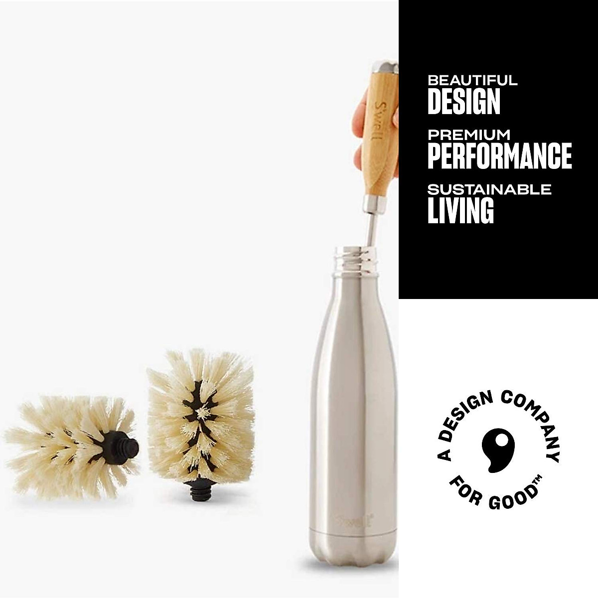 S'well Brush 2-Pack, One Size, Replacement Heads (2 Pack)