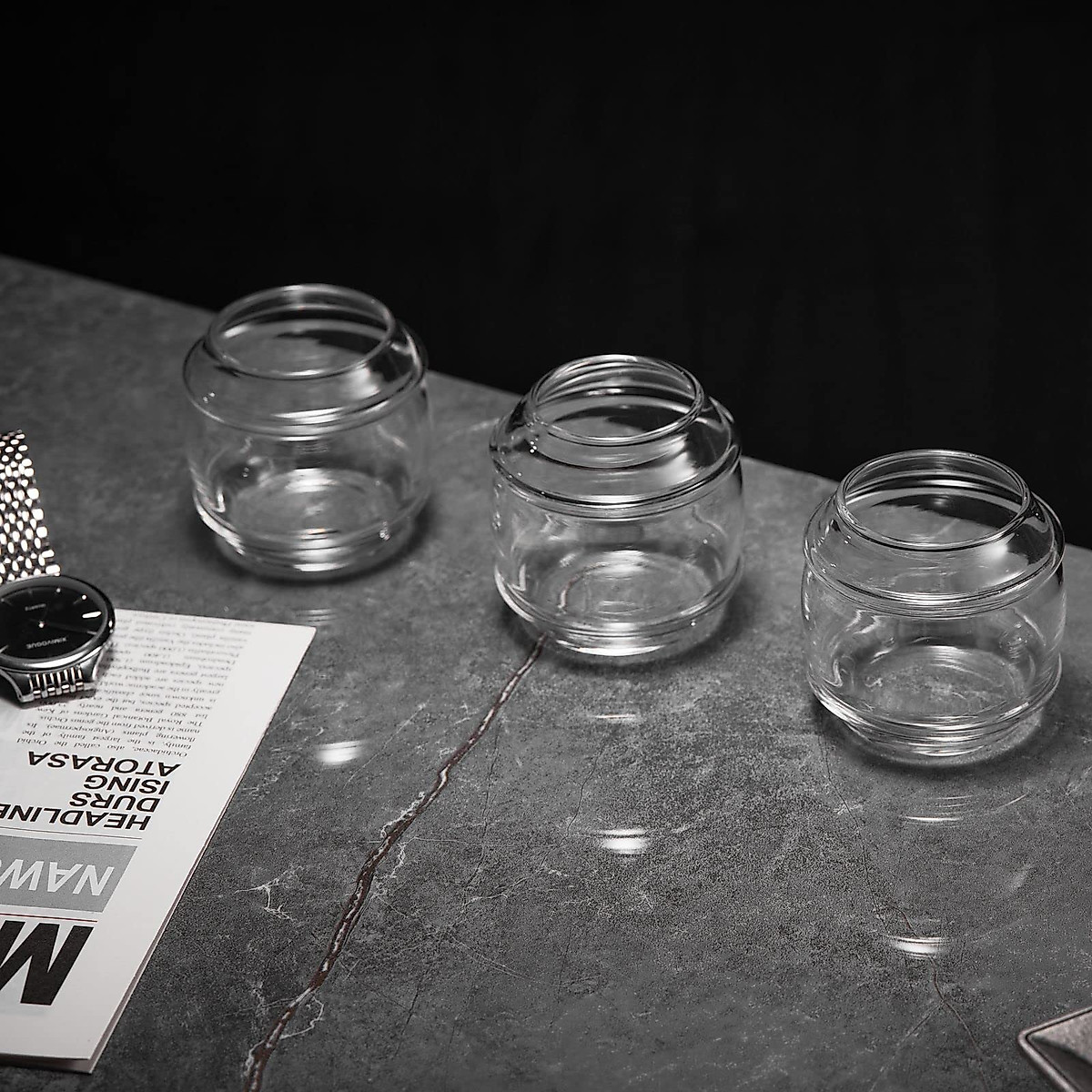 Whiskey Barrel Decanter Set - Liquor Dispenser Birthday Valentine's Day Gifts Ideas for Men Husband - 1350ML Decanter with 4 Whiskey Glasses for Alcohol, Bourbon, Scotch, Vodka, Tequila, Wine