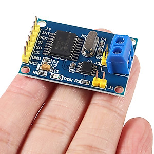 ALMOCN 5pcs MCP2515 CAN Bus Module TJA1050 Receiver SPI Module DC 5V Power Supply Converter for Arduino 51 MCU ARM Controller Development Board