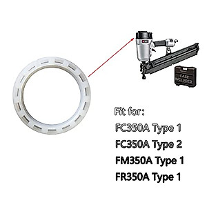 2PCS PU Nailer Collar 910767 Compatible with Porter Cable FC350A Type 1 Type 2 FM350A Type 1 FR350A Type 1