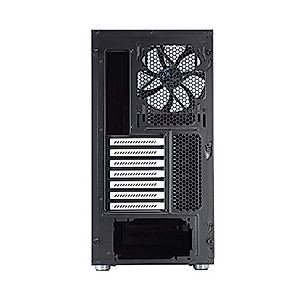 Fractal Design Define R5 - Mid Tower Computer Case - ATX - Optimized for High Airflow and Silent - 2X Fractal Design Dynamic GP-14 140mm Silent Fans Included - Water-Cooling Ready - Black