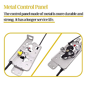 Rear Door Lock Latch with Cable Assembly Left Driver Side for 2004-2008 Ford F-150 Extended Cab Pickup Upper and Lower Locking Latches Assembly 6l3Z18264A01B 8L3Z18264A01B