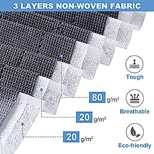 3 Pack, 90L Large Capacity Clothes Storage Bag Organizer with Reinforced Handle Thick Fabric for Comforters, Blankets, Bedding, Foldable with Sturdy Zipper, Clear Window,