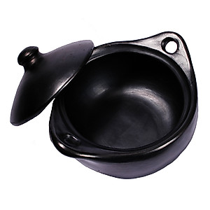 Ancient Cookware, Stew Chamba Clay Pot, Small, 2.5 Quarts