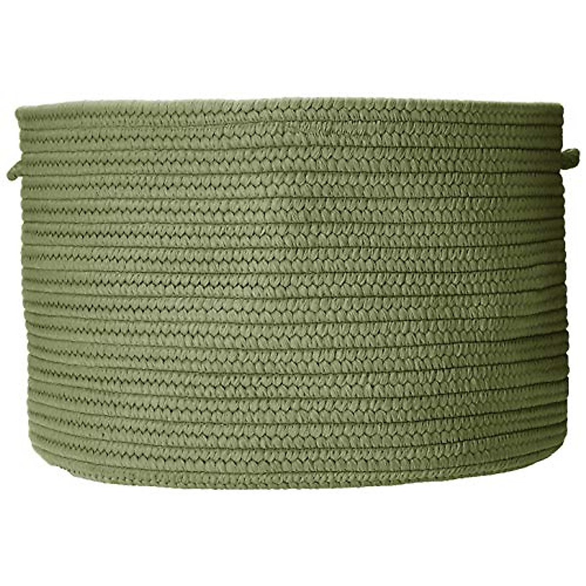 Colonial Mills BR69 18 by 18 by 12-Inch Boca Raton Solid Storage Basket, Moss Green