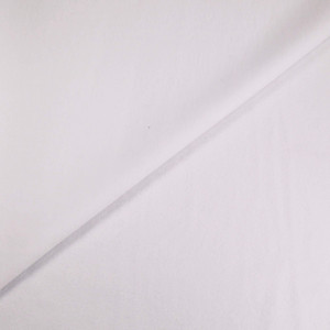 FabricLA | Sweatshirt Fleece | 60" Wide | Poly Cotton Blend | Soft Comfy Apparel Fabric | White | Sold by The Yard