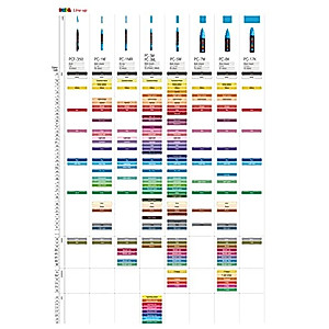posca 153544849 0.1-10 mm Tip Waterbased Paint Marker - Assorted Colours (Pack of 10)