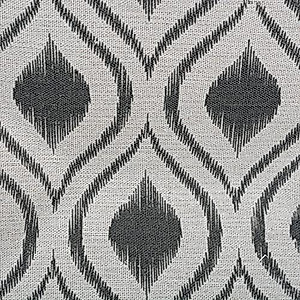 DII Polyester Container with Handles, Ikat Storage Bin, Medium, Mineral Gray