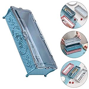 Flatware Storage Case Tableware Cutlery Container Silverware Flatware Chest with Lid European Style Chopsticks Spoons Boxes for Kitchen Storage
