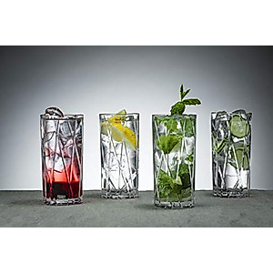 Orrefors City 11.6 Ounce Highball Glass, Set of 4