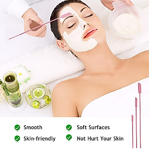 TCJJ 16PCS Silicone Wax Spatulas for Beauty Reusable Wax Sticks Hair Removal Waxing Applicators Large Small Area Scraper for Body Waxing