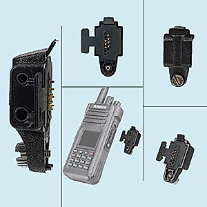 Retevis Audio Adapter to 2 Pin Connector Walkie Talkies Earpiece Compatible RT29 RT87 RT48 RT47V RB46 RT83 Ailunce HD1 Motorola GP328Plus 2 Way Radio(1 Pack)