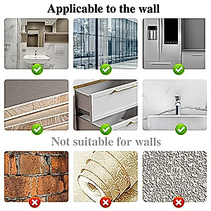 8 Pack Shower Caddy Adhesive Replacement, Adhesive Shower Hooks Strong Adhesive Wall Hooks Waterproof Adhesive Hooks for Shower Caddy, No Drilling