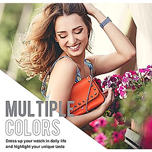 15 Pack Soft Silicone Bands Compatible with Apple Watch Band 40mm 41mm 38mm 45mm 44mm 42mm for Women Men,Waterproof Sport iWatch bands Replacement Strap Wristbands for iWatch SE Series 8 7 6 5 4 3 2 1