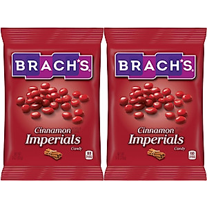 Brach's Cinnamon Imperials Candy 9 Oz Bag (Pack of 2 Bags) (18 Ounces Total Weight)