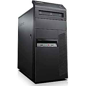 Lenovo ThinkCentre M82 Tower Desktop PC, Intel Quad Core i5-3470 up to 3.6GHz, 8G DDR3, 256G SSD, DVD, WiFi, BT 4.0, Windows 10 64 Bit-Multi-Language Supports English/Spanish/French(Renewed)