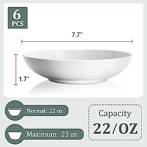 Yedio 22 oz Pasta Bowls 3 Tier Serving Tray