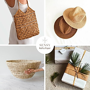 Sensy Premium 274 Yards Raffia Yarn (Latte)