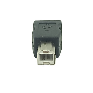 CERRXIAN USB Type A Male to USB Type B Male Connector Converter Adapter (2Pack)