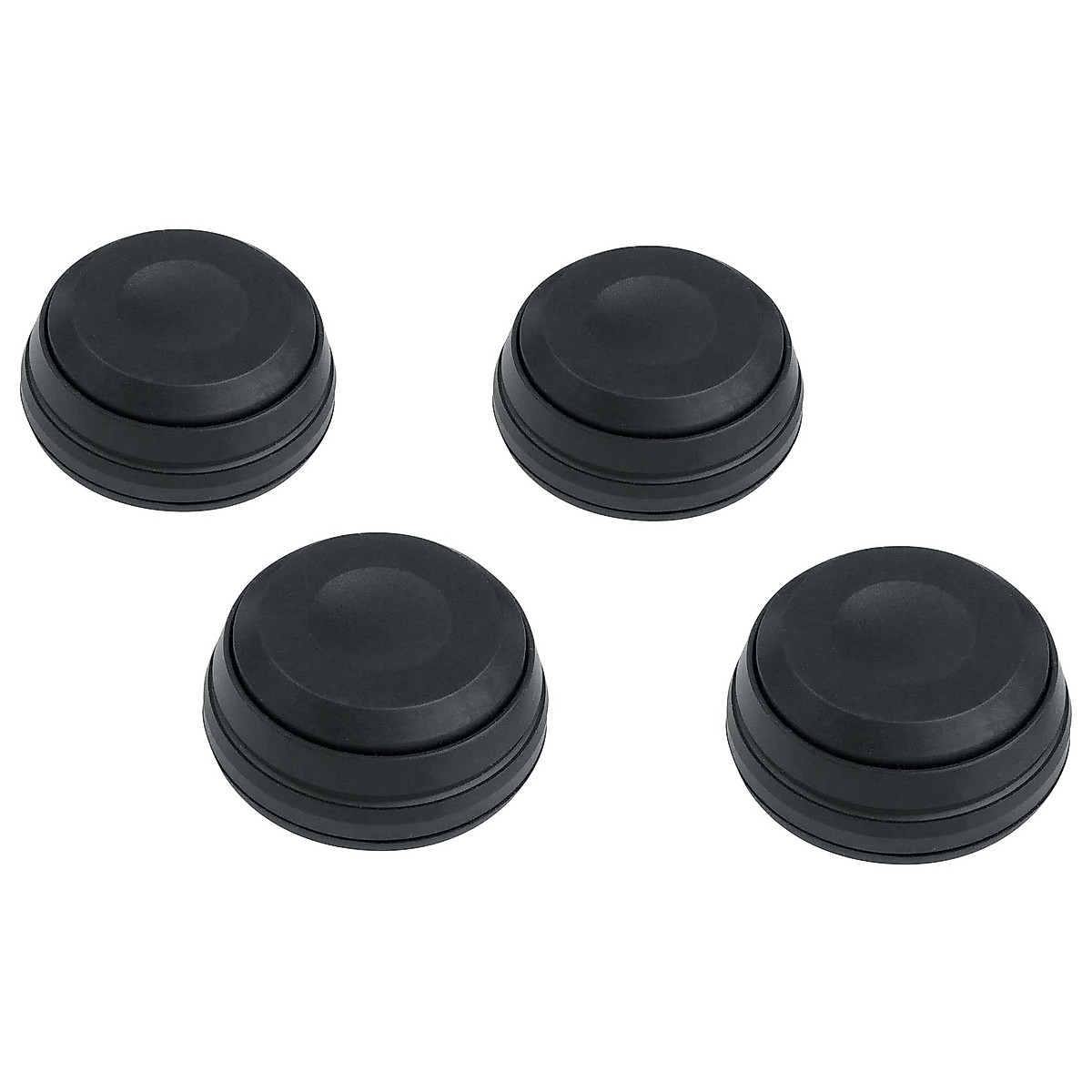 (8) Rockville ISOPAD Aluminum/Silicone Isolation Pad Feet For Speakers/Monitors