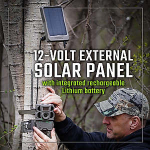 TACTACAM Reveal External Solar Panel for All Reveal Cellular Trail Cameras X Pro, X 2.0, SK, XB, Gen 1 (Solar Panel)