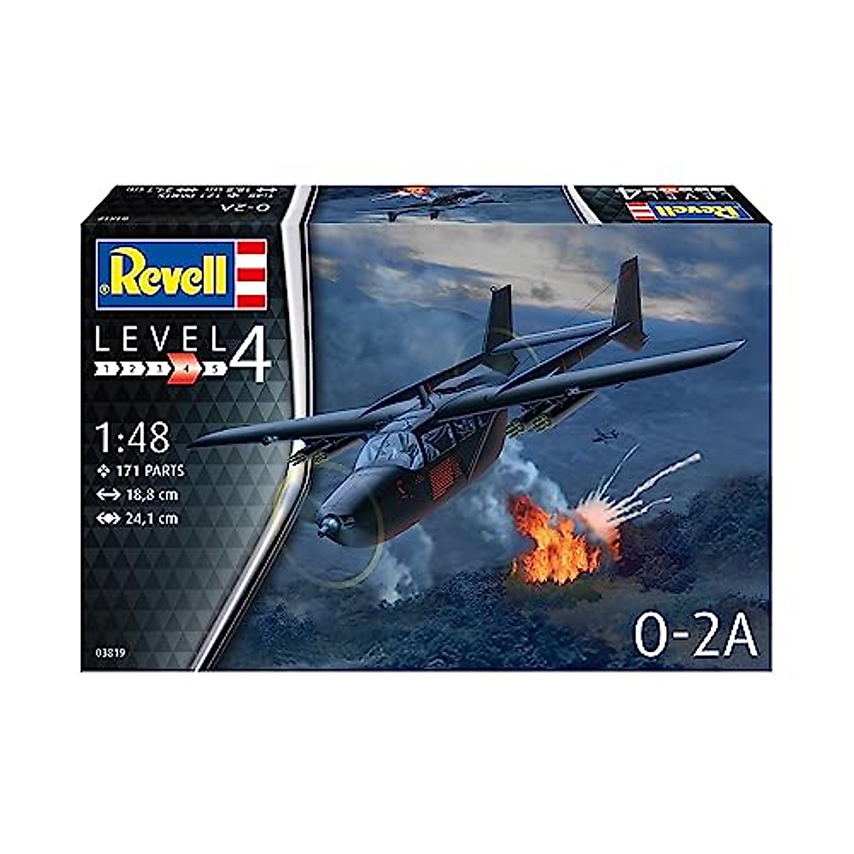 Revell 03819 O-2A Skymaster 1:48 Scale Model Kit