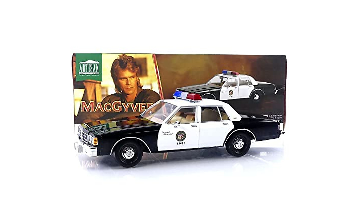 Greenlight 1986 Chevy Caprice LAPD MacGyver 1/18 Diecast Model Car