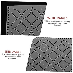 VILLCASE Quilting Stencils for DIY Clothing Multi-Function Sewing Embroidery Template Ruler Sewing Gauge