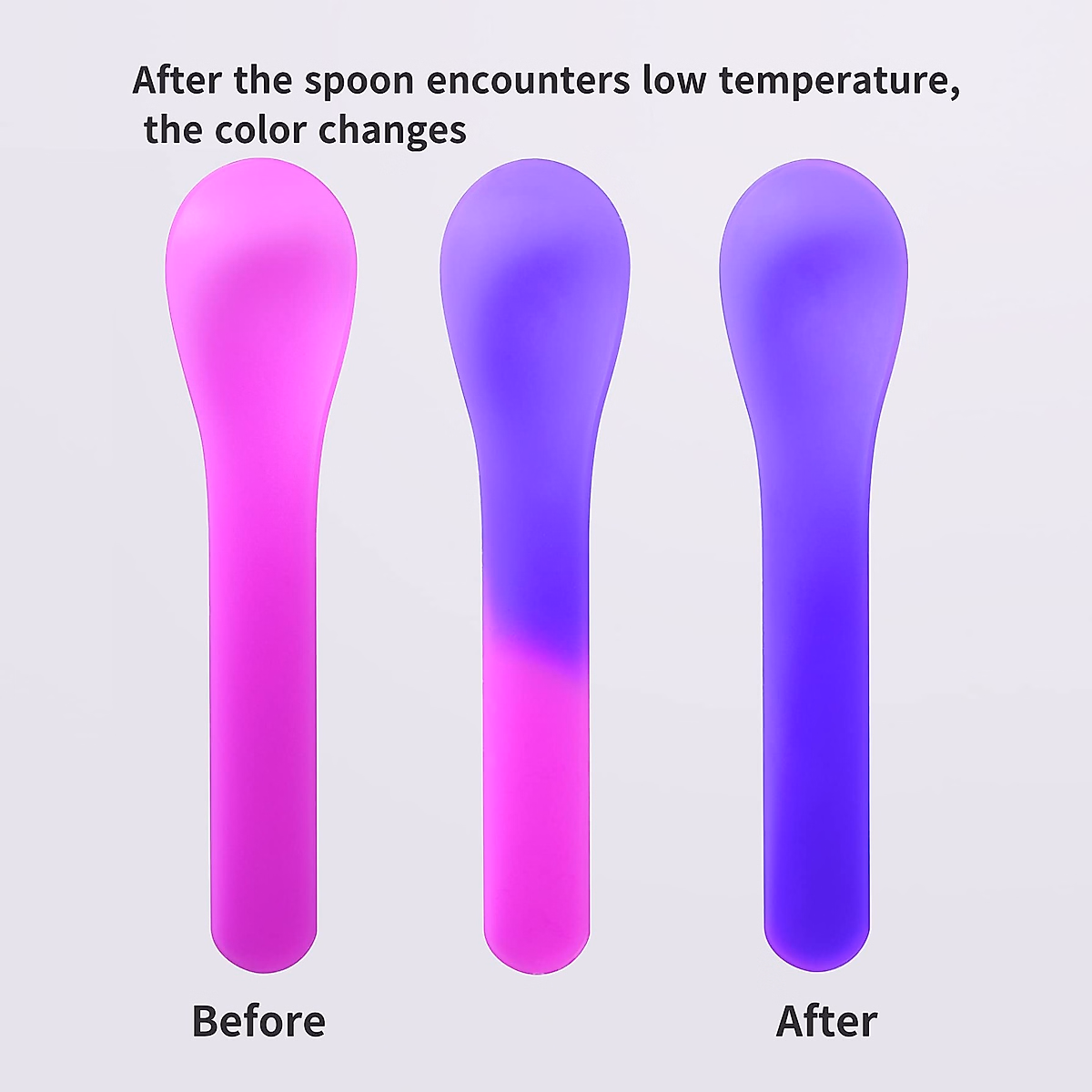 90 Color-Changing Spoons-Dessert Pudding Spoons-Birthday Celebration Spoons-Ice Cream Spoons -Great for Parties-Reusable-Individually Wrapped!