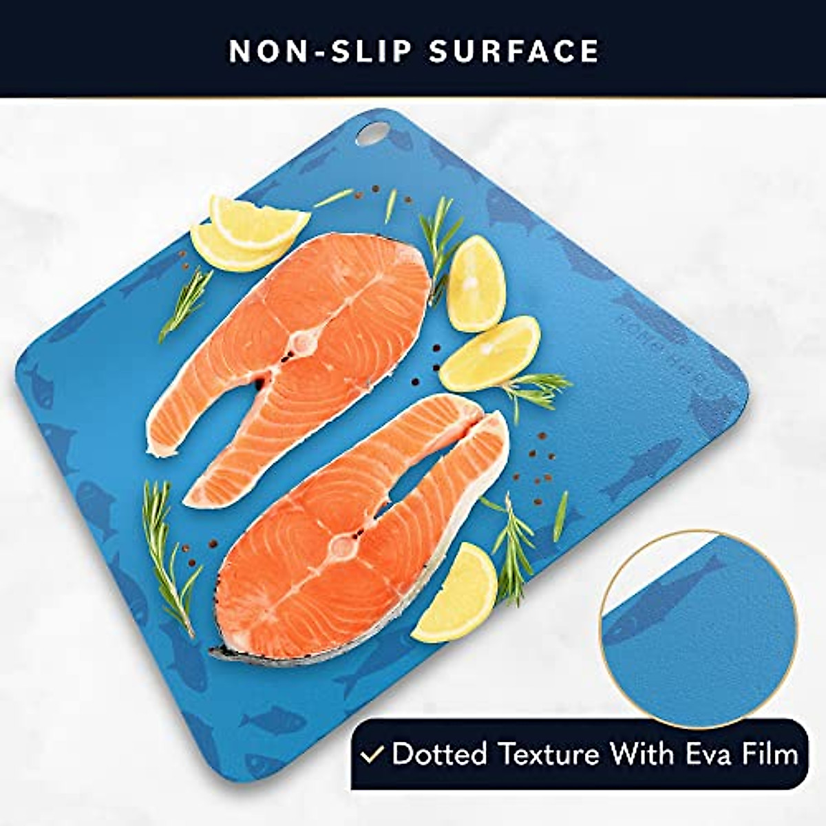 Plastic Cutting Board Set of 8-15"x12" - 1.5mm Thick Non Slip Plastic Cutting Boards for Kitchen - Flexible Cutting Board, Chopping Board - Cutting Mats for Cooking - Color Coded Cutting Board Mats