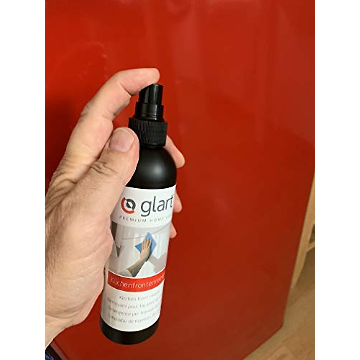 Glart kitchen cupboard door cleaner 250ml and universal waffle cloth