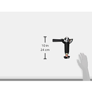 Ingersoll Rand 422G Edge Series 5" Air Angle Grinder, Powerful 1.0 HP Motor, Locking Lever with Tease Throttle, Front Exhaust, Anti Vibration Hand Grip, Black