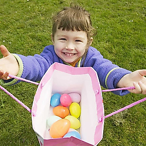 Jumbo Easter Eggs Basket Stuffers with Fashion Beauty Doll and Stickers for Girls Toddler Kids