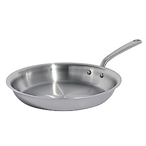 Made In Cookware - 12-Inch Stainless Steel Frying Pan - 5 Ply Stainless Clad - Professional Cookware - Crafted in Italy - Induction Compatible