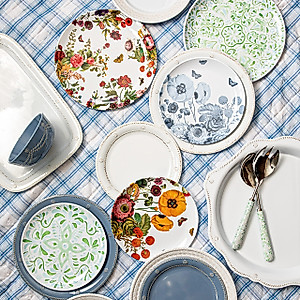 Juliska Field of Flowers Melamine Salad Plate - Melamine - Unbreakable, Melamine, Decorative Salad Plate